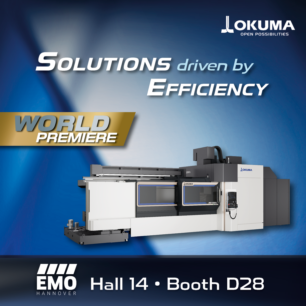 50th anniversary of EMO Hannover from 22 to 26 September // OKUMA ...